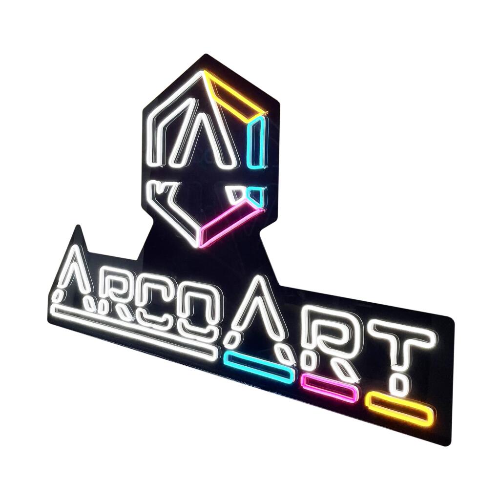 Letrero Neon con Logotipo - Arco Art